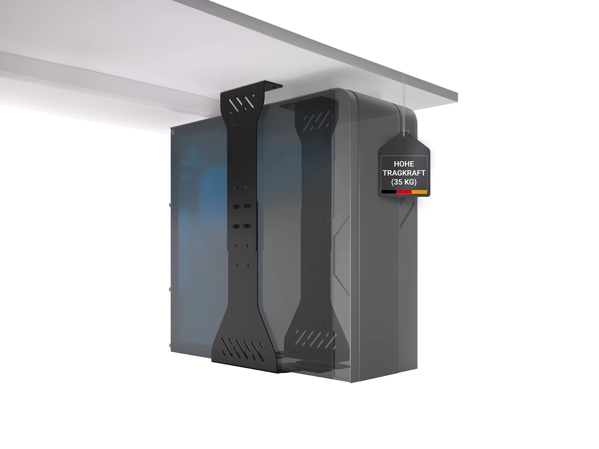 PC holder for the desk